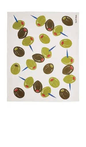 HERE'S HOW The Emmy Tea Towel - Olive