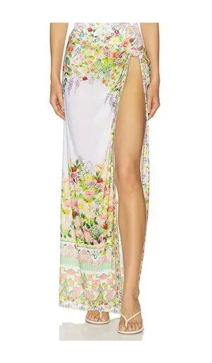 Camilla Long Sarong In . Also - Beige