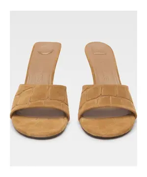 Jacquemus The Cubisto Mules - Camel
