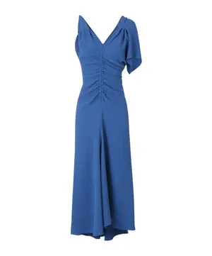 Ruching Detail Midi Dresses