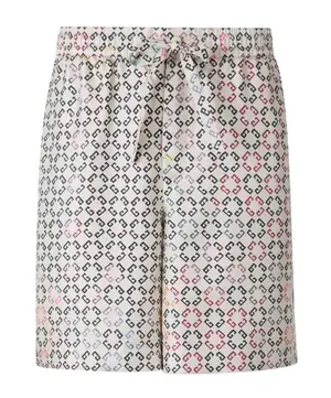 Givenchy Graphic Pattern Drawstring Bermuda Shorts