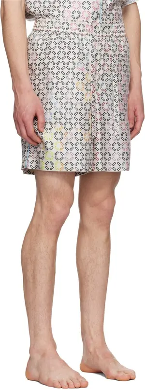 Givenchy Graphic Pattern Drawstring Bermuda Shorts