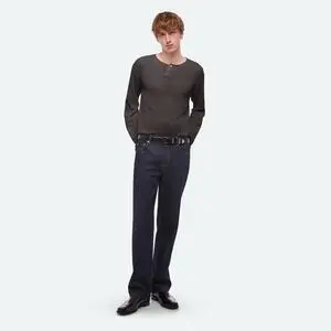 Helmut Lang Helmut Lang Textured Henley Black