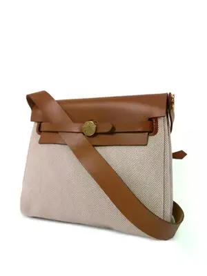 Hermès 20 Herbag Zip Shoulder Bag - Neutrals