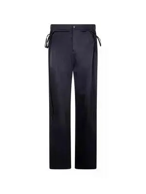 ANN DEMEULEMEESTER Trousers With Tie Detail