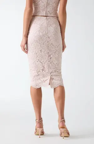 Guess Katrina Lace Midi Skirt