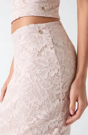 Guess Katrina Lace Midi Skirt