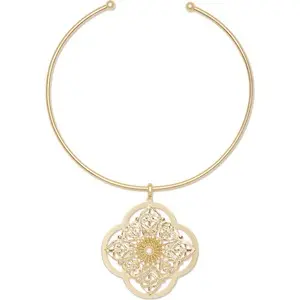 Ramy Brook Laya Medallion Collar Necklace