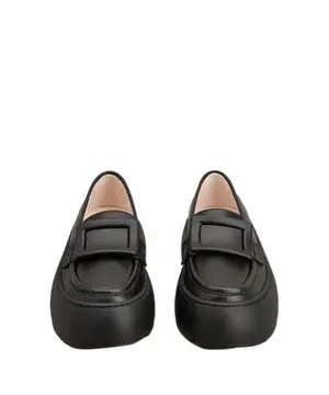 ROGER VIVIER Viv'up Loafers In Leather - Black