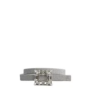 Roger Vivier Silver Tone Belts For Women