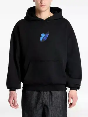 MISTER TEE Le Papillon Hoodie - Black
