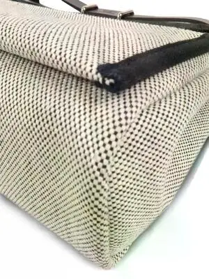Hermès Mini Herbag Canvas Cross Body Bag