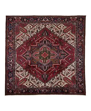Bloomingdale'S Persian Heriz Area Rug 8' 10 X 10' 10 - Red