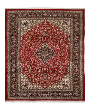 Bloomingdale'S Persian Qom Area Rug 8' 2 X 11' 7 - Red