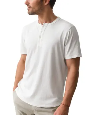 Marine Layer Hemp Cotton Henley T-shirt