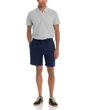 Frescobol Carioca Felipe Linen Shorts - Midnight Blue