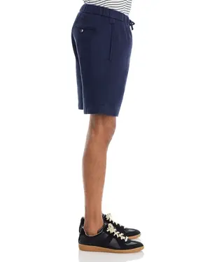 Frescobol Carioca Felipe Linen Shorts - Midnight Blue