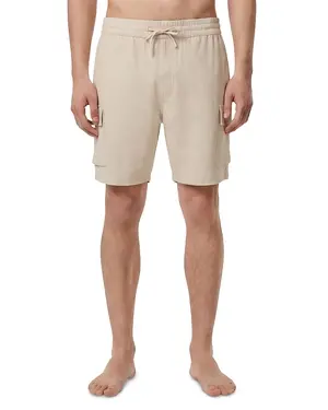Onia 7" Stretch Linen Cargo Shorts