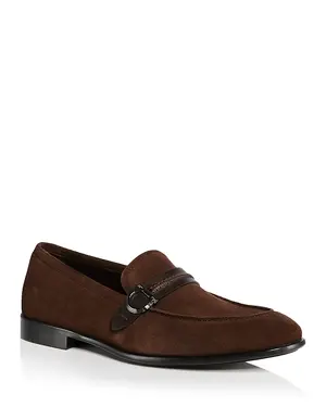 FERRAGAMO Gancini Loafers - Bark