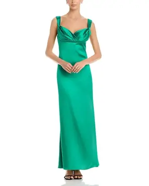 Eliza J Bustier Sheath Gown