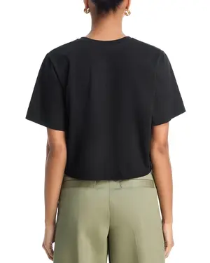 A.L.C. Kali Cropped Cotton Blend Tee