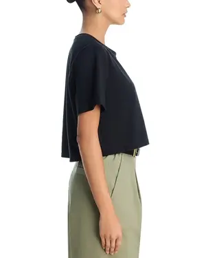A.L.C. Kali Cropped Cotton Blend Tee