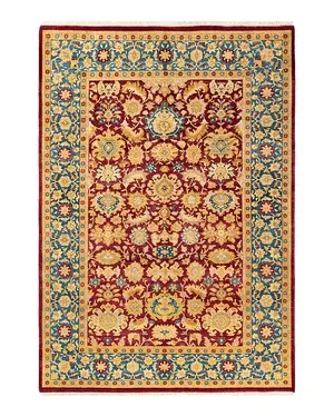 Bloomingdale'S Mogul M1210 Area Rug, 6'1 X 8'10 - Red