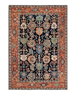 Bloomingdale'S Serapi M1982 Area Rug, 6'5 X 9'2 - Blue