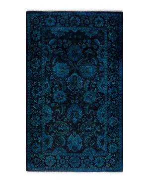 Bloomingdale'S Fine Vibrance M1130 Area Rug, 3'2 X 5'2 - Black