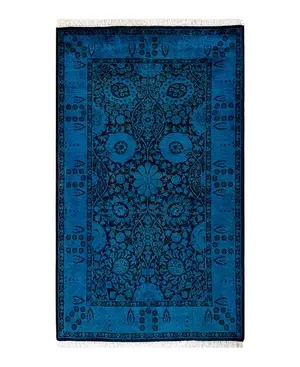 Bloomingdale'S Fine Vibrance M1120 Area Rug, 3'2 X 5'2 - Blue
