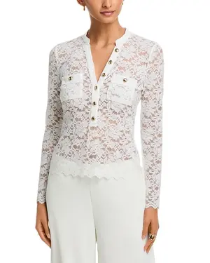 Generation Love Ilona Lace Top - White