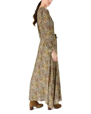 Gerard Darel Floral Print Wrap Dress