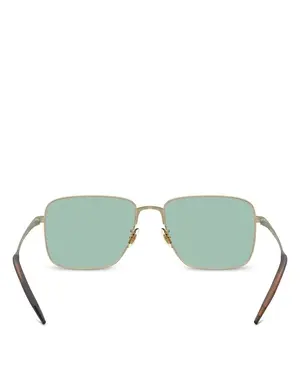 Oliver Spencer Welston Square Sunglasses, 56mm - Gold