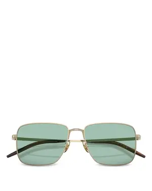 Oliver Spencer Welston Square Sunglasses, 56mm - Gold