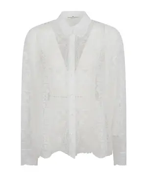 Ermanno Scervino Lace Shirt - White