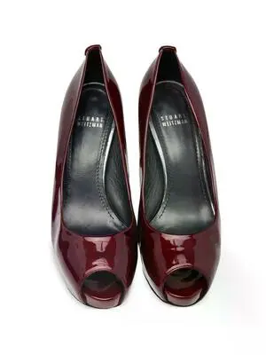STUART WEITZMAN Sierra Peep-toe Pumps