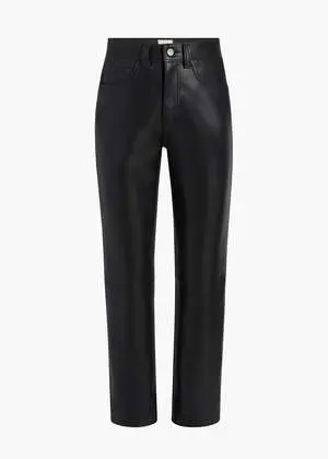 Khaite Callum Leather Pants - Black