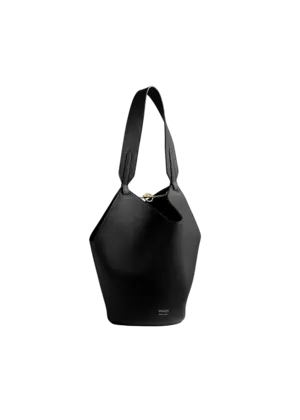 Khaite KHAITE Mini Lotus Tote In Pebbled Leather Black