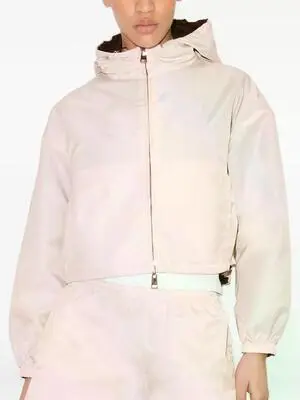 Tory Burch Reversible Cropped Nylon Jacket - Pink