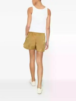 Tory Burch Recycled Nylon Track Shorts - Green