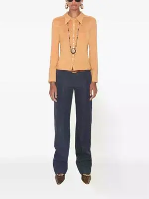 Tory Burch Wool Pants - Blue