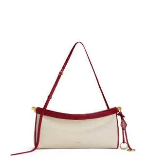 Alaïa Le Click East West Shoulder Bag - Beige