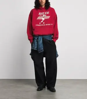Rhude Set Piece Hoodie - Red