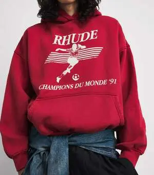 Rhude Set Piece Hoodie - Red