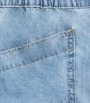 Paige Evann Wide-leg Jeans With Drawstring Waist