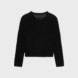 Celine Cotton Crochet Cardigan Jacket