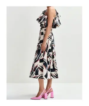 Essentiel Antwerp Ruffled One-shoulder Blouse