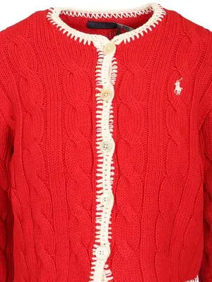Polo Ralph Lauren Cable Knit Cropped Cardigan