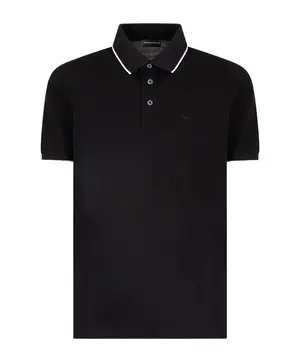Emporio Armani Logo Embroidered Polo Shirt