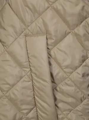Max Mara Quilted Hooded Gilet - Beige